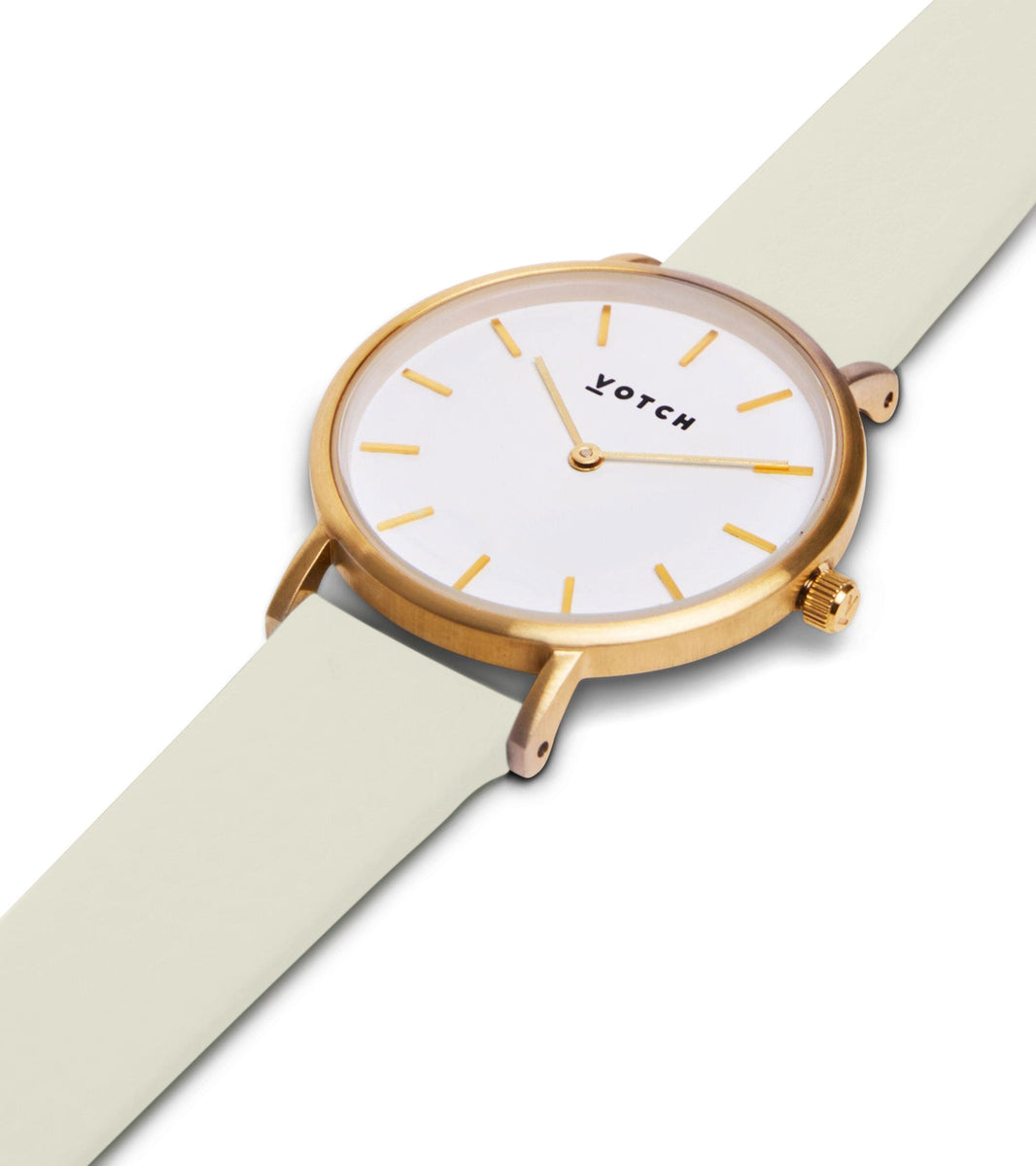 Gold & Linen Watch | Petite